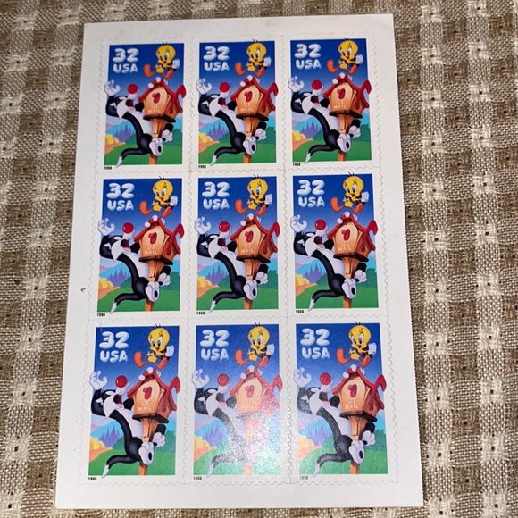 Warner Bros. | Office | 9971998 Sylvester And Tweety Stamps 9 Stamps As ...